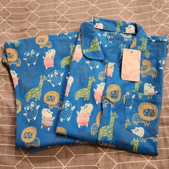 Tiny Trends | Matching Sets | Animal Print Sleeping Suite For 8 Year ...